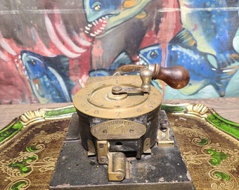 Antique Check Perforating Machine - Etsy