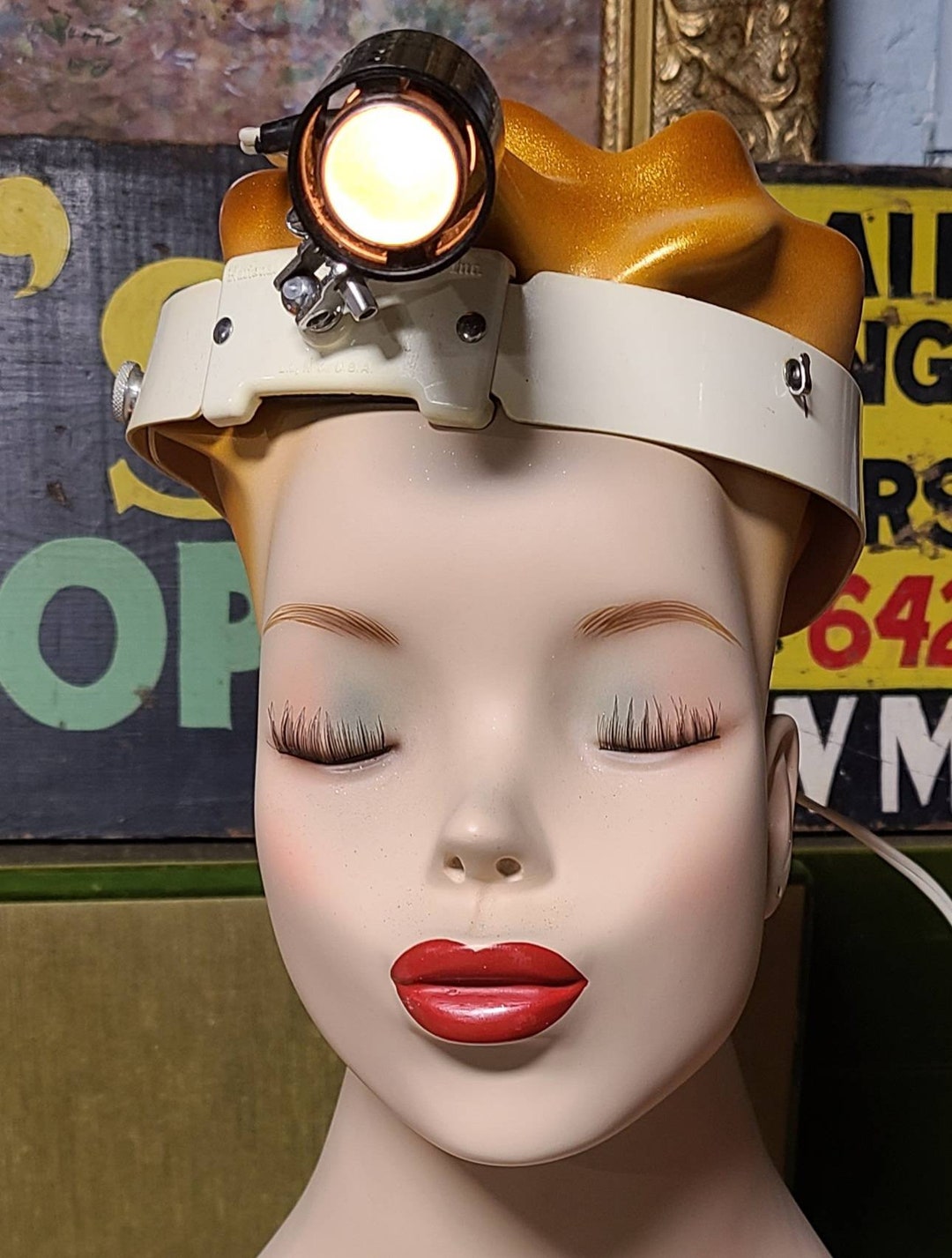 Wonderful Vintage National Doctors Used Medical Headlamp Surgeon ...