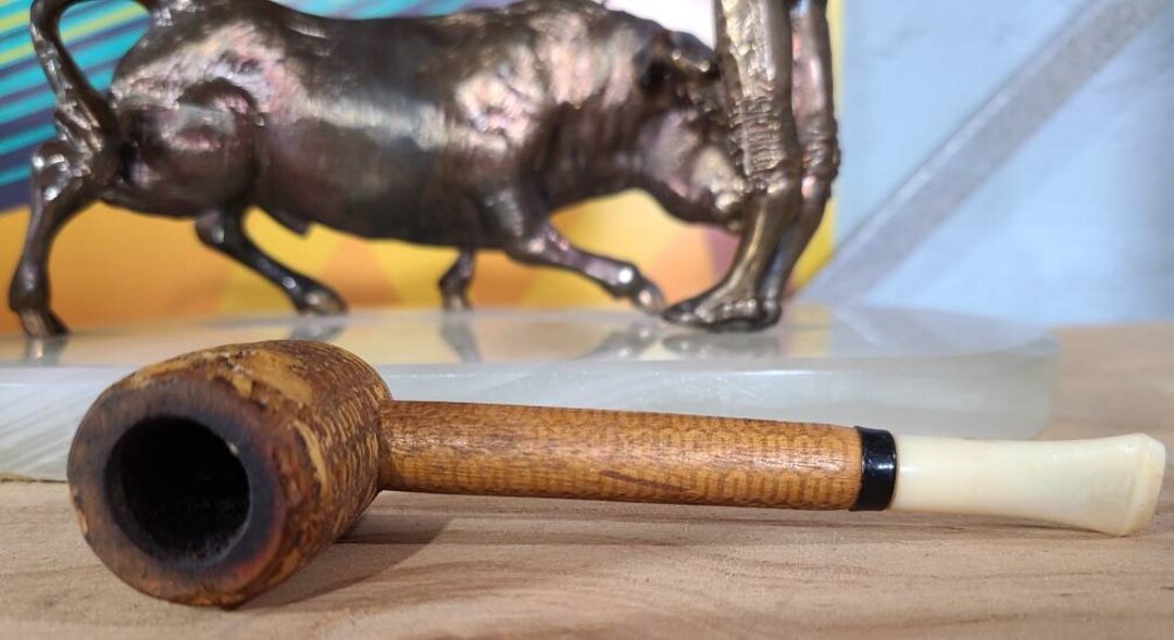 Vintage 1950's Old School Estate Find Corn Cob Missouri Meerschaum Tobacco Smoking Pipe - Etsy