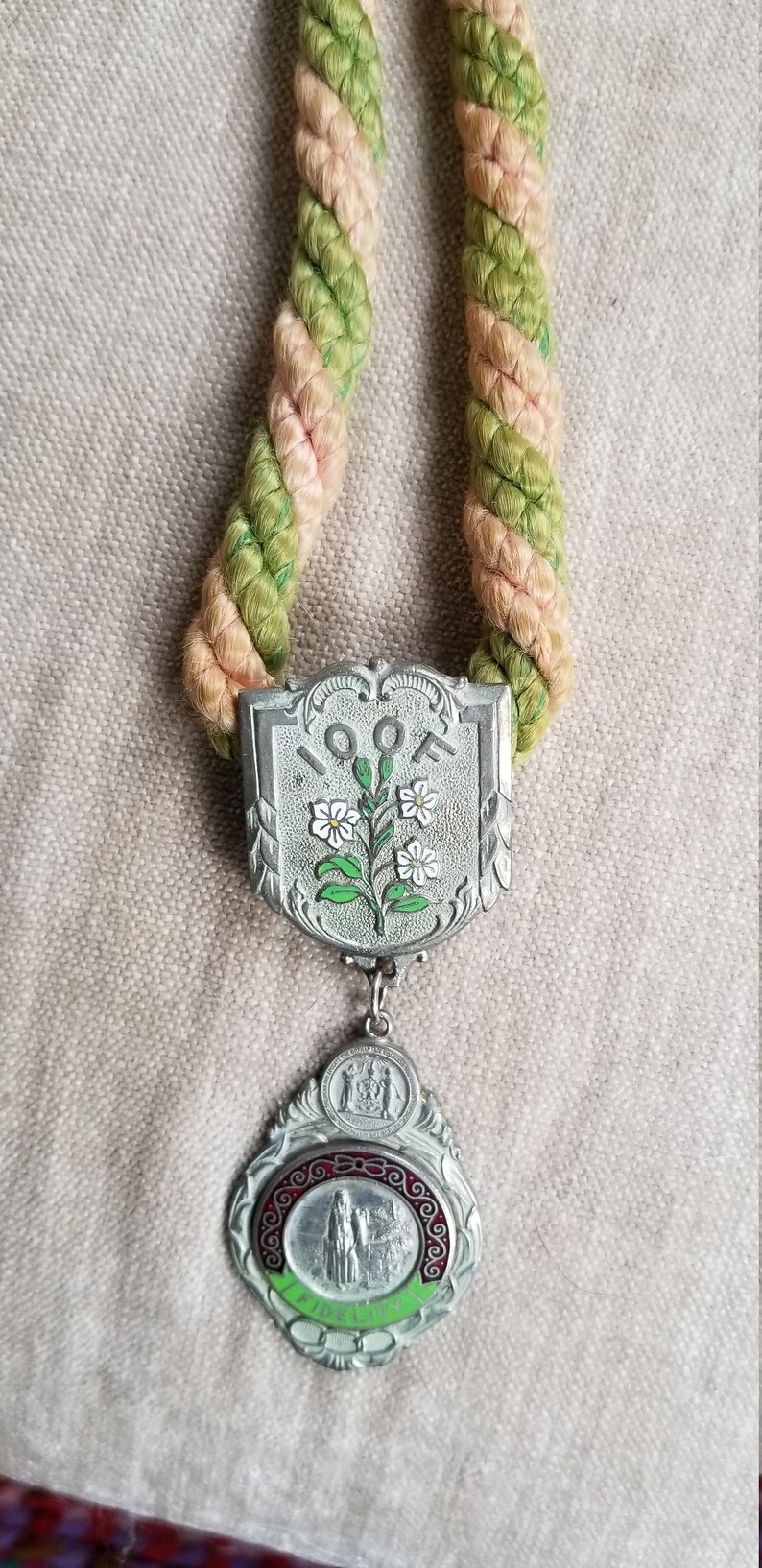 Circa 1920's IOOF Independent Order of Odd Fellows Fraternal Medallion ...
