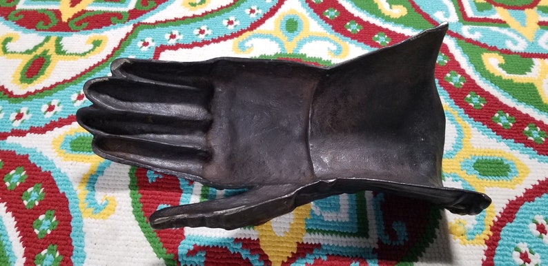 Vintage Nice Heavy Cast Iron Medieval Knight's Gauntlet | Etsy