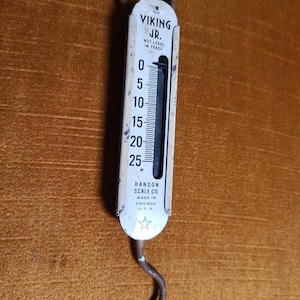 Vintage Metal Viking Junior Hanson Scale Company Spring Balance 25 Lb ...