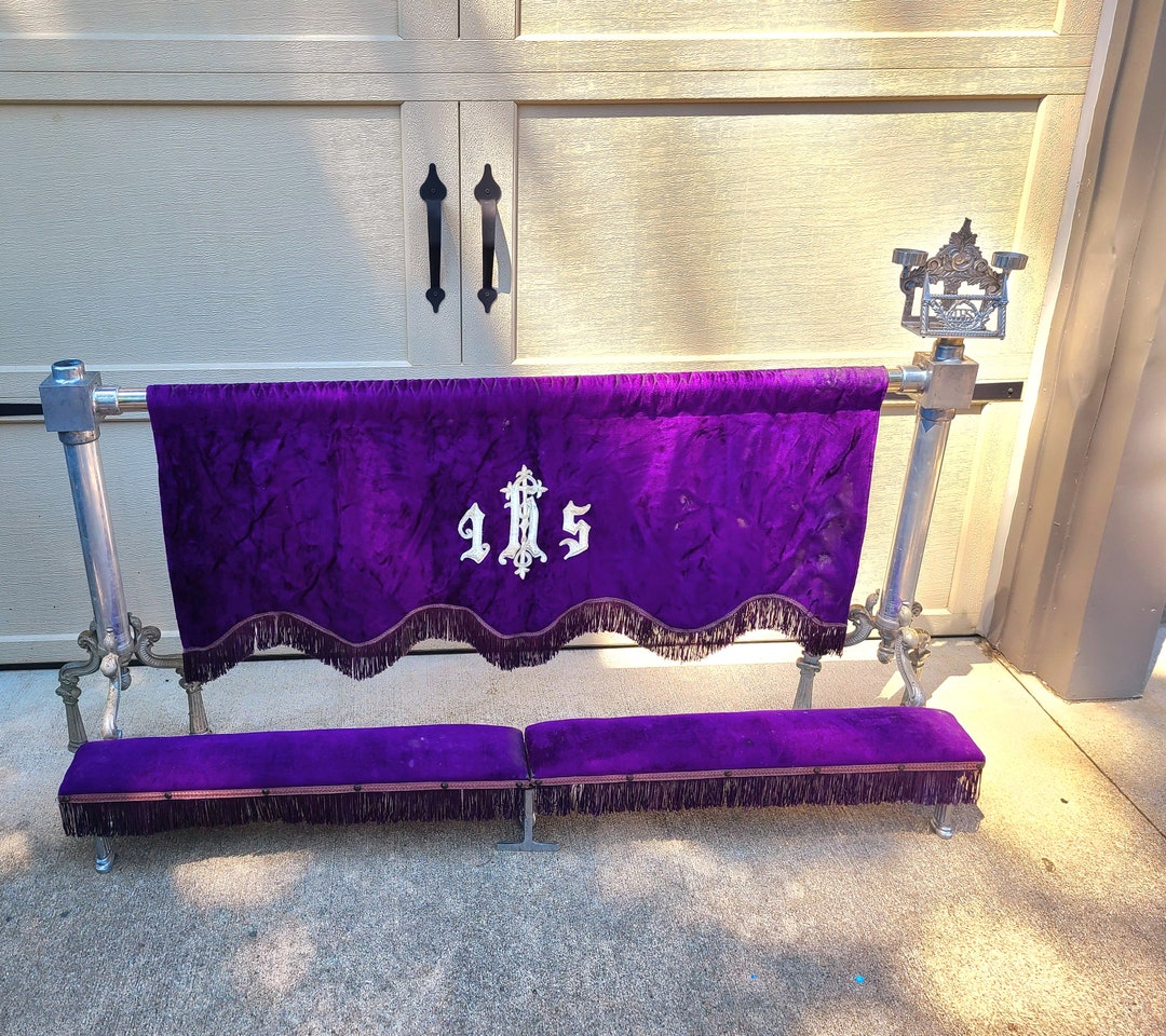 Antique 1927 Folding Saint Mary's Prie Dieu Religious Kneeler by ...