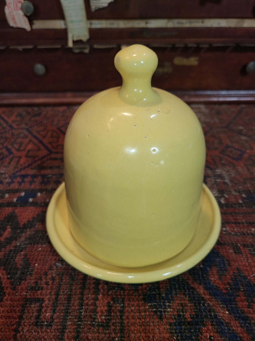 Vintage Beautiful Yellow Bybee Primitive Kentucky Pottery Signed ...