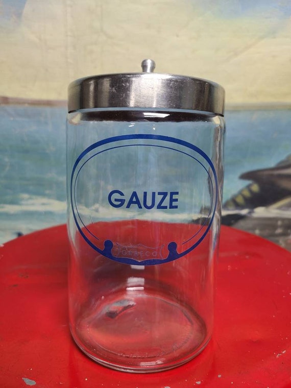 Vintage Medical Office Grafco Gauze Glass Sterilizer Jar With - Etsy
