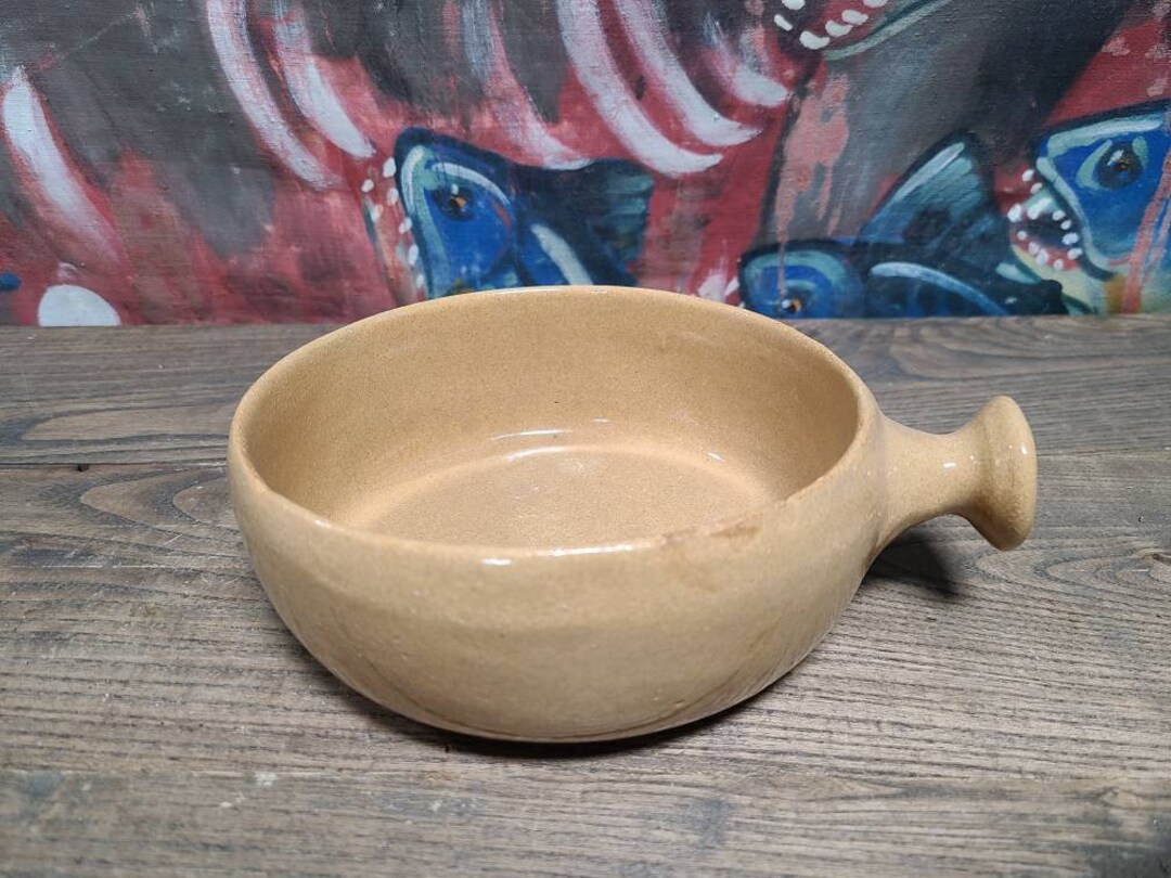 Vintage Beautiful Uranium Tan Bybee Pottery Primitive Kentucky Clay ...