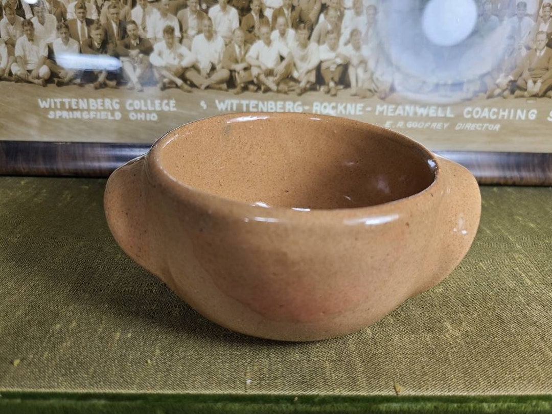 Vintage Beautiful Uranium Tan Bybee Pottery Primitive Kentucky Clay ...