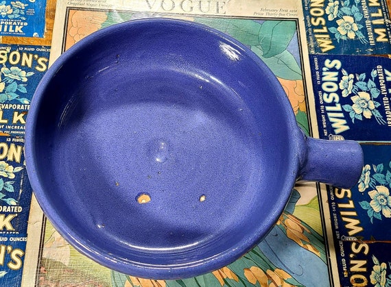 Vintage Beautiful Bold Blue Bybee Pottery Primitive Kentucky | Etsy