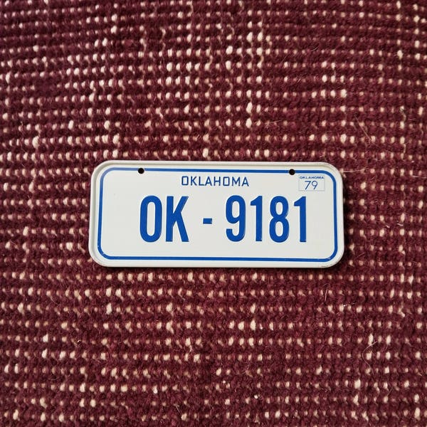 Oklahoma License Plates - Etsy