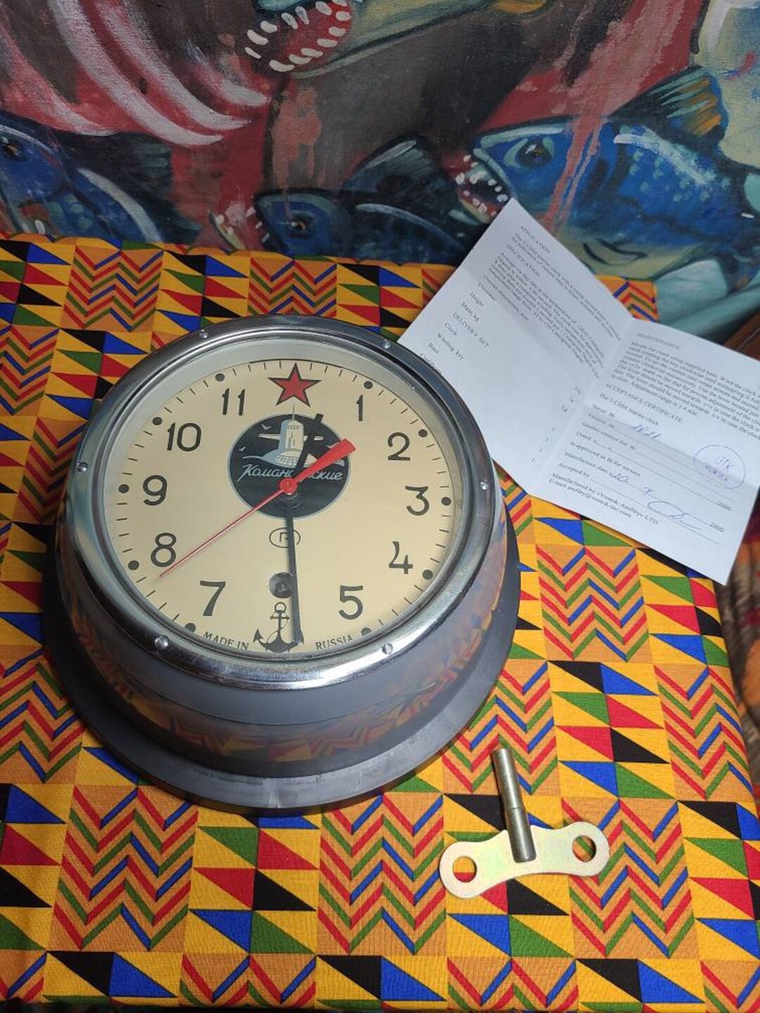 Antique USSR Russian Soviet 1921 5 Chime Kauahguyckue Submarine Clock ...