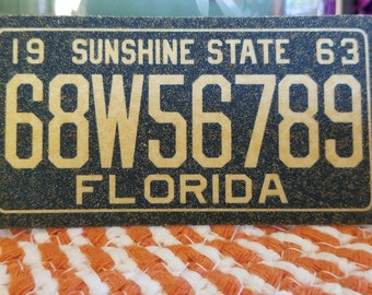 1963 License Plate | Etsy