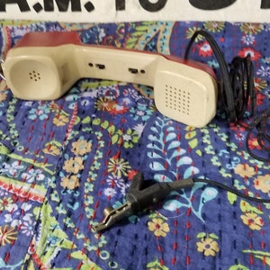 Vintage Walker Red & Tan Telephone Line Test Repair Lineman Push-button ...