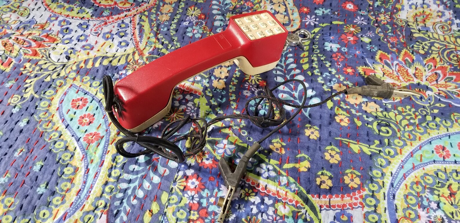 Vintage Walker Red & Tan Telephone Line Test Repair Lineman - Etsy