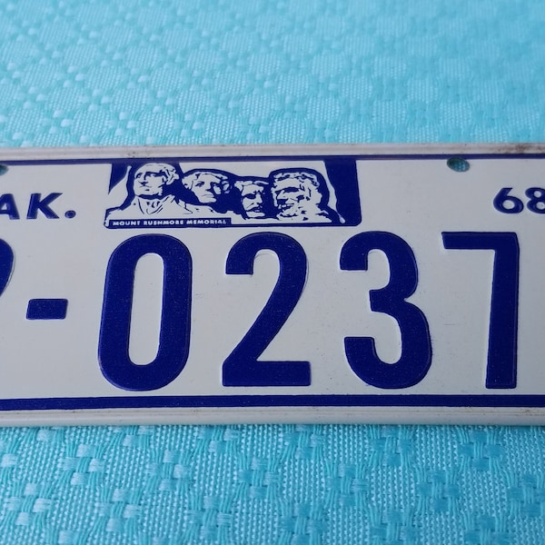 South Dakota License Plate - Etsy