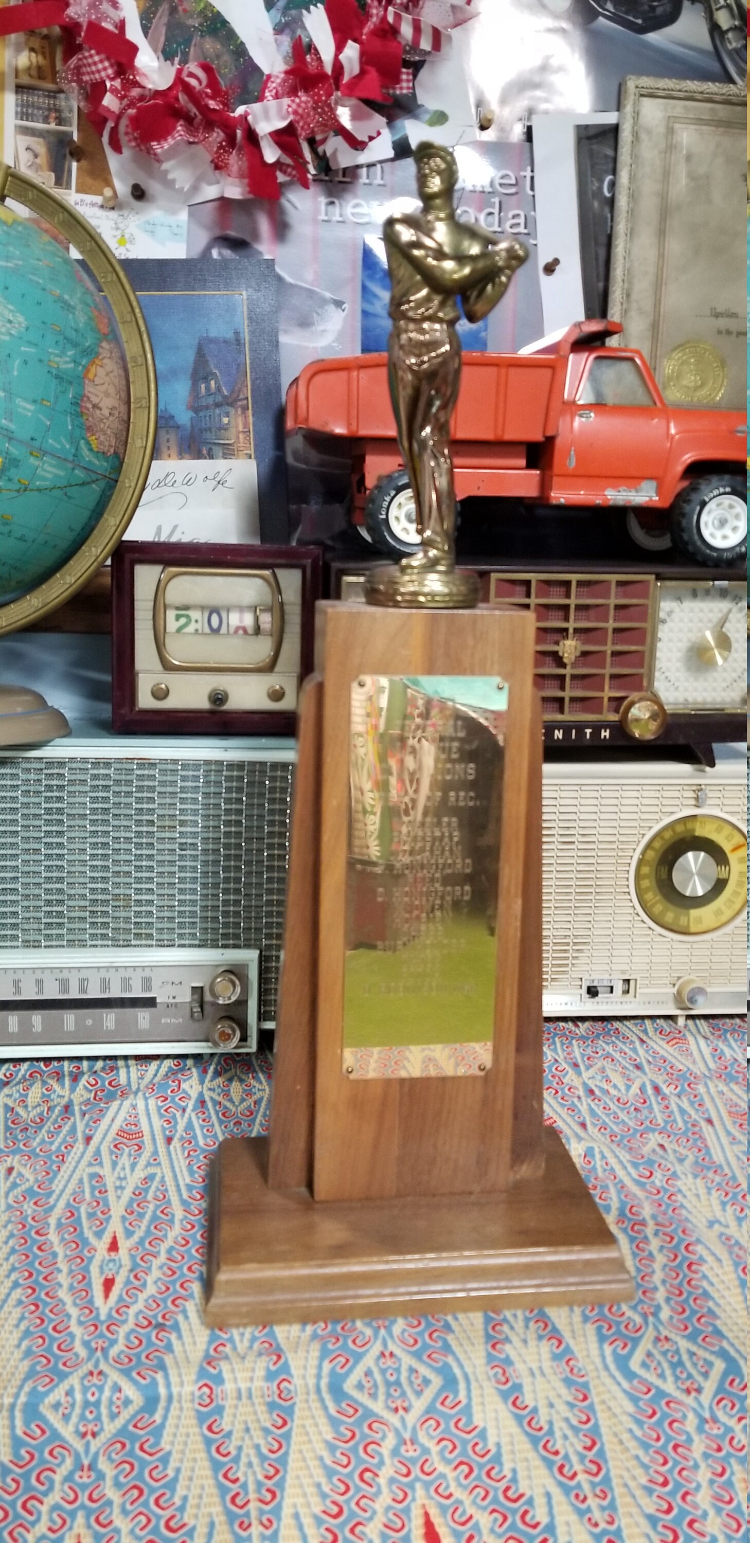 Original 1959 Reh-Craft Baseball Trophy Federal League | Etsy