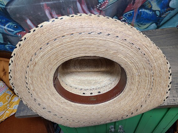Vintage 1970's Legitimo SAhuayo #57 Mexico Straw Cowb… - Gem