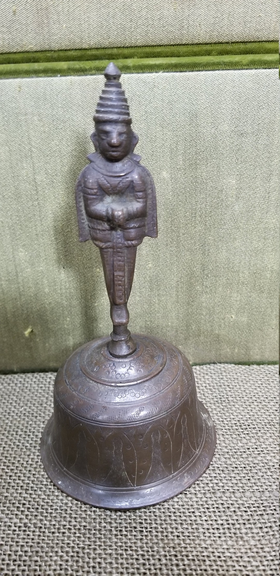 Antique Bronze Hand Held Passage Ritual Unpolished Balinese Bali ...