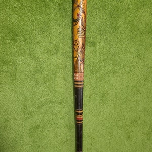 Vintage 1970s Mexican Pinata Stick Mexico Folk Art Hand Carved Baseball ...