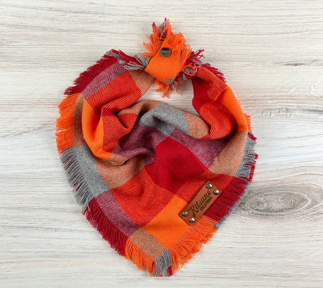Open Season Dog Bandana (hunting Safety, Blaze Orange Dog Bandana, Fall ...