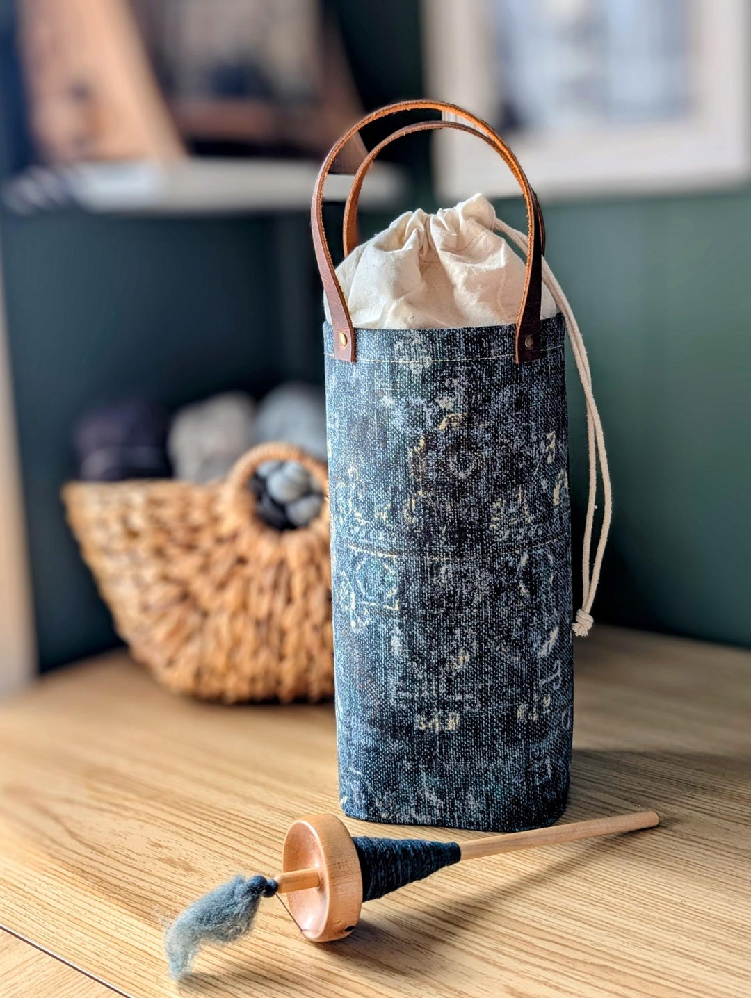 Spindle Travel Bag, Spinning Fiber, Drop Spindle, Turkish Spindle ...