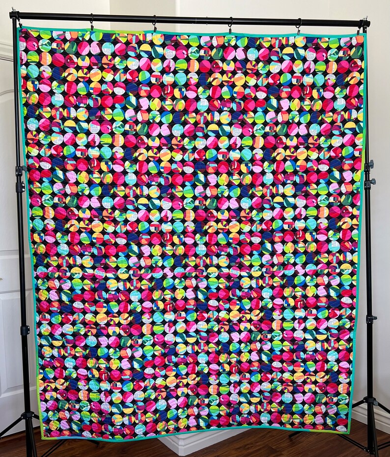 Modern Color Cubes, Handmade Quilt Throw - Etsy