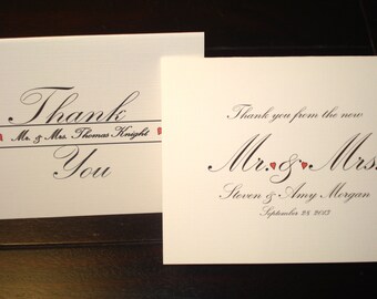 20 Personalized Note Cards Stationery Custom Thank You Notes - Etsy