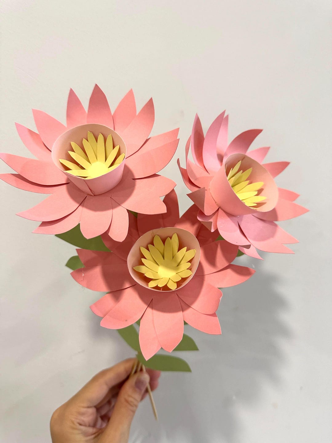 Lily Template SVG & PDF | Paper Flower Pattern - Etsy
