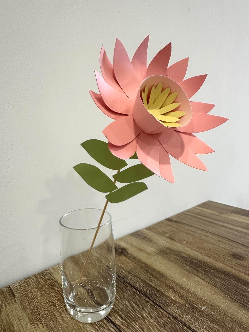 Lily Template SVG & PDF | Paper Flower Pattern - Etsy