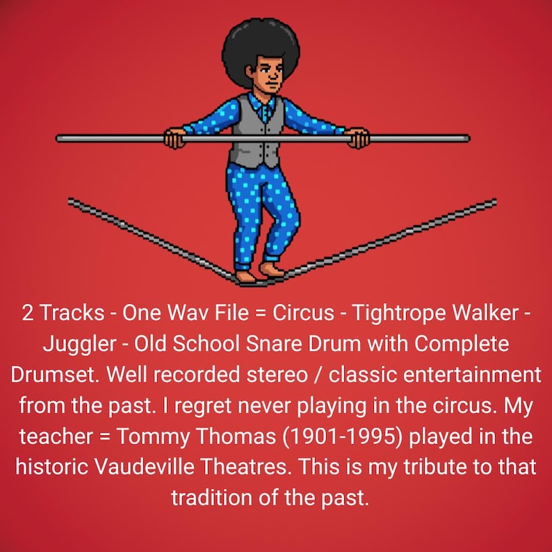 Circus Music – Tightrope Walker, Juggler, Snare Drum (WAV File) - Etsy