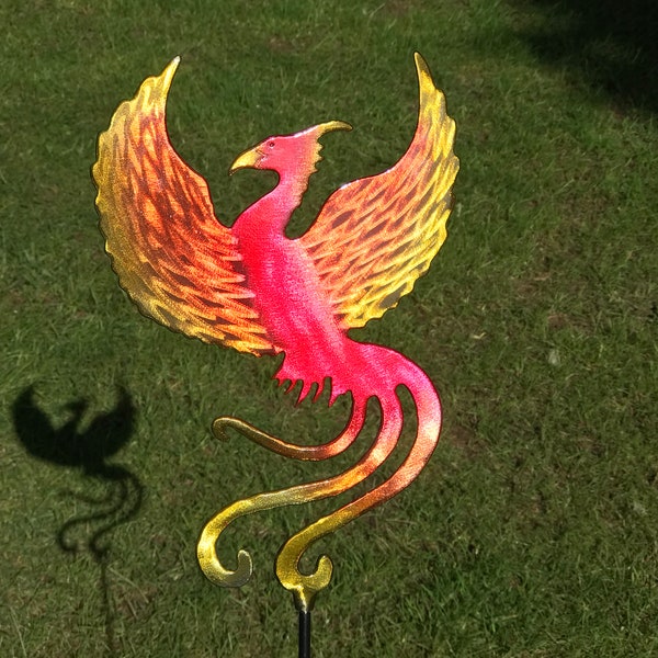 Phoenix Garden Statue - Etsy