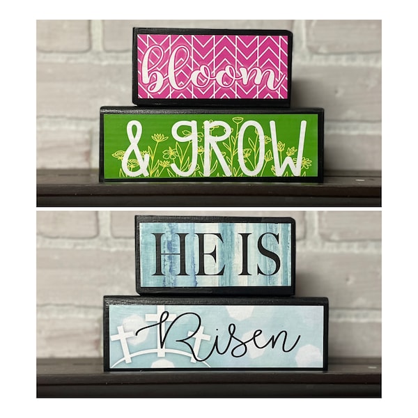 Reversible Blocks - Etsy