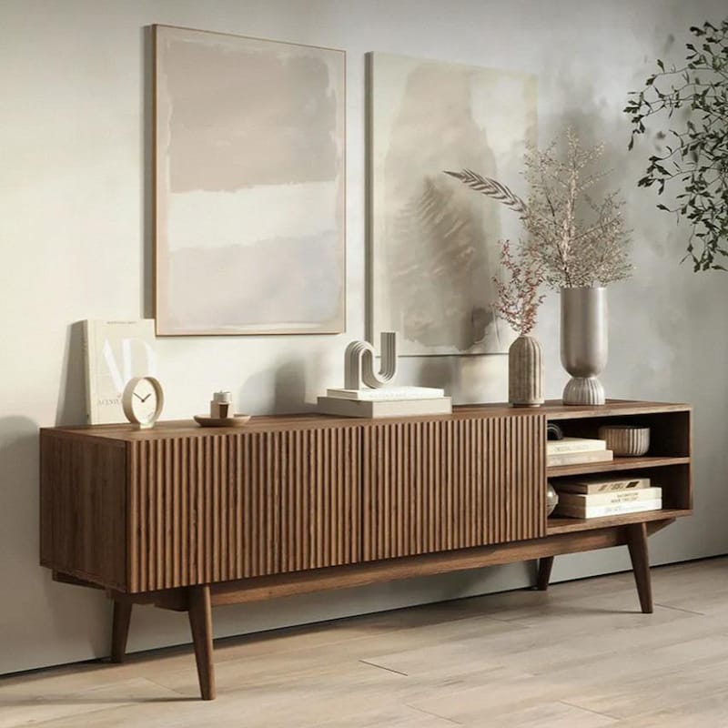 Wood Fluted Furniture - Etsy UK