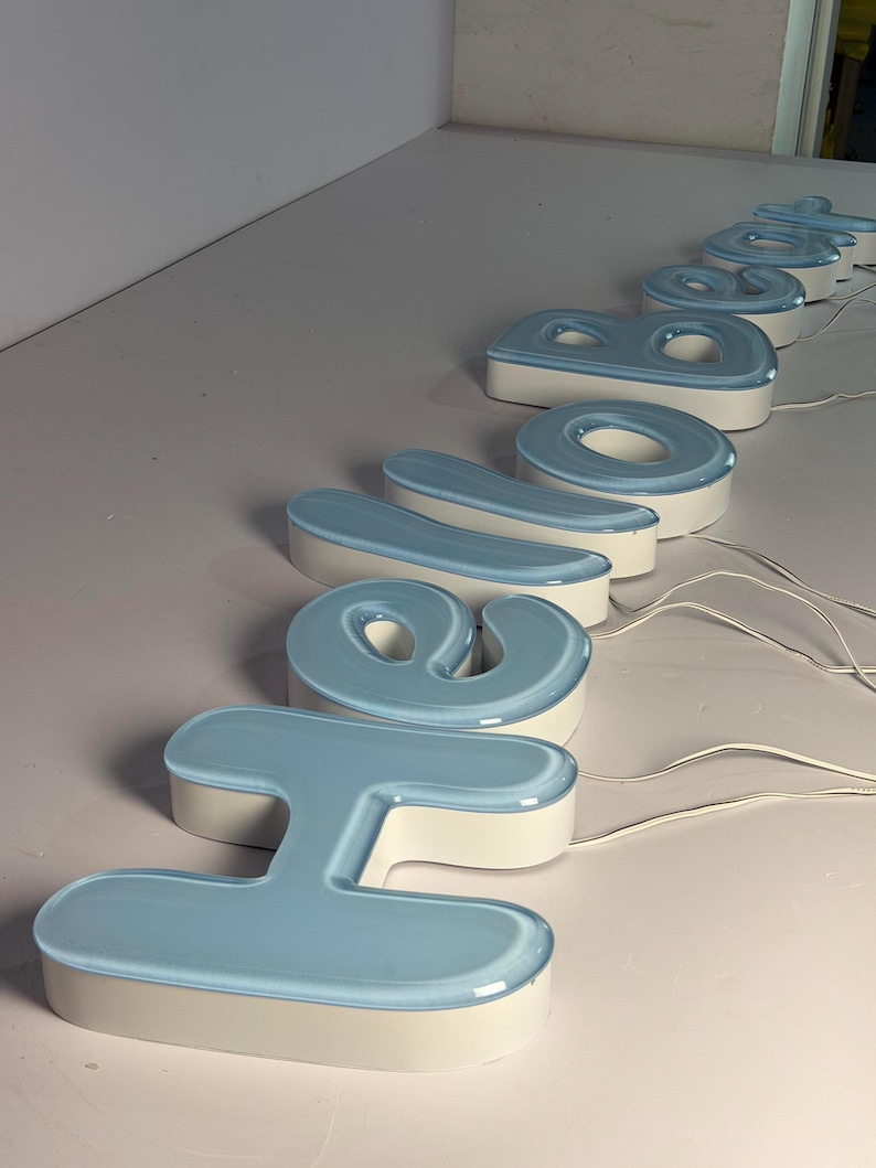 Custom Colorful Acrylic LED Channel Letters, 3D Business Logo Sign ...