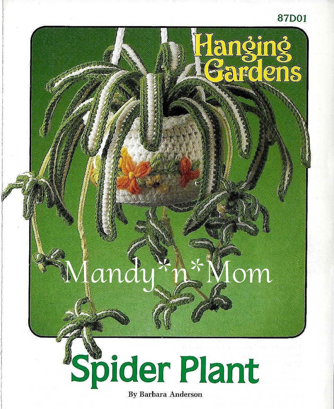 Hanging Gardens - 87D01 - Spider Plant - PDF - Crochet Pattern - Etsy