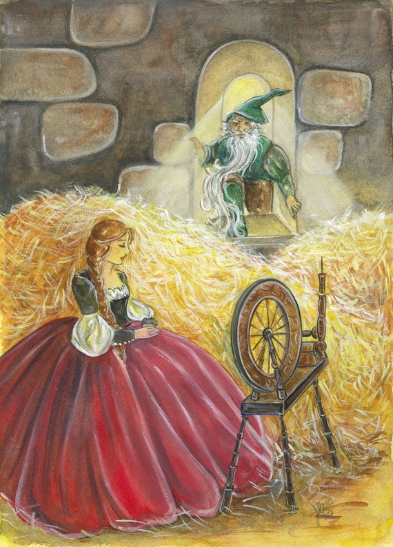 Rumpelstitskin Original Watercolour | Etsy