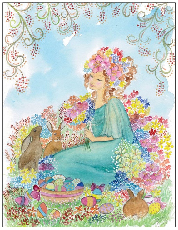 Eostre Original Watercolour - Etsy