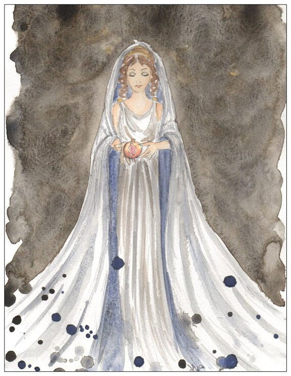 Persephone Postcard | Etsy