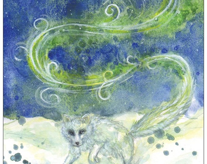 Revontulet, Aurora Borealis, Cartolina - Etsy