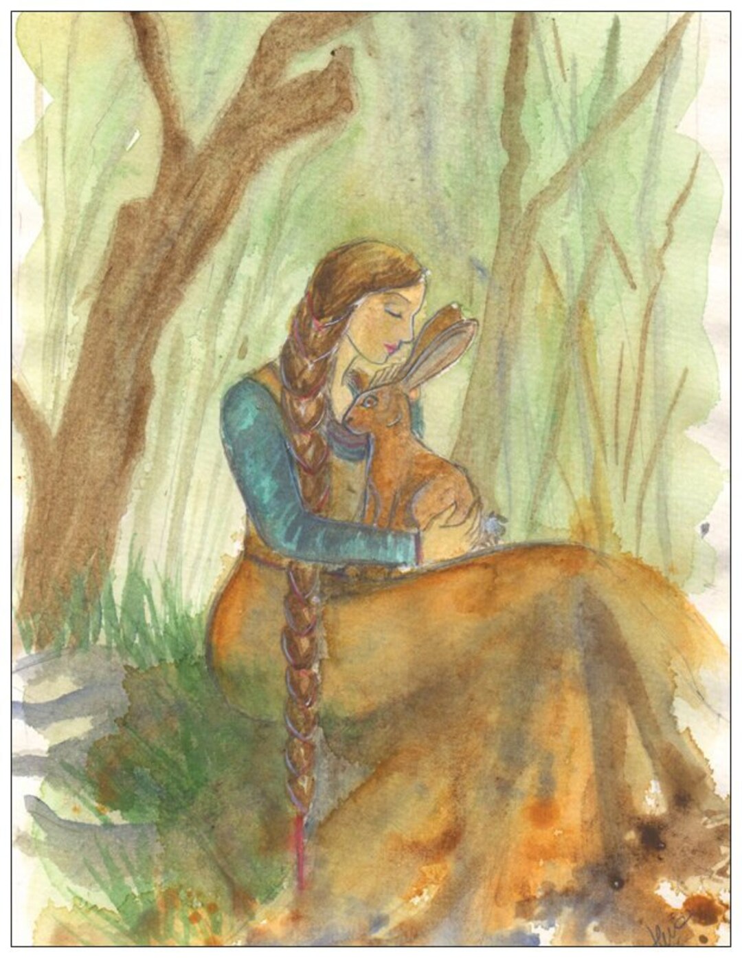 Santa Melangell - Etsy UK