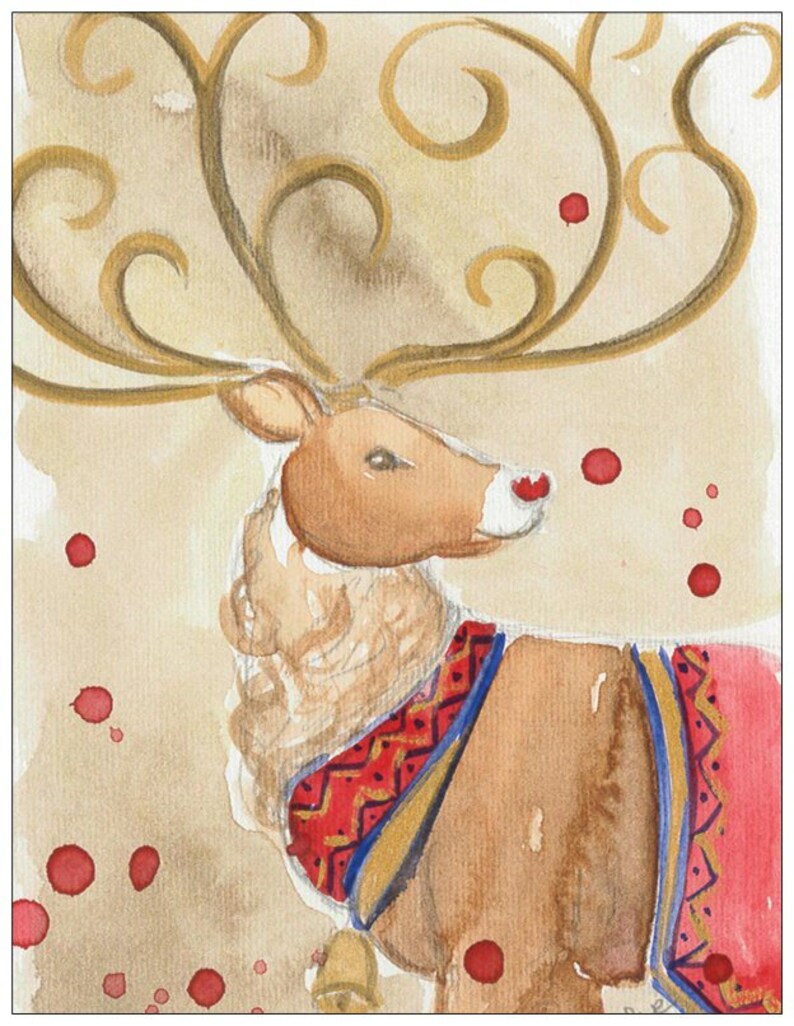 Rudolph la Renna dal naso rosso - Etsy Italia