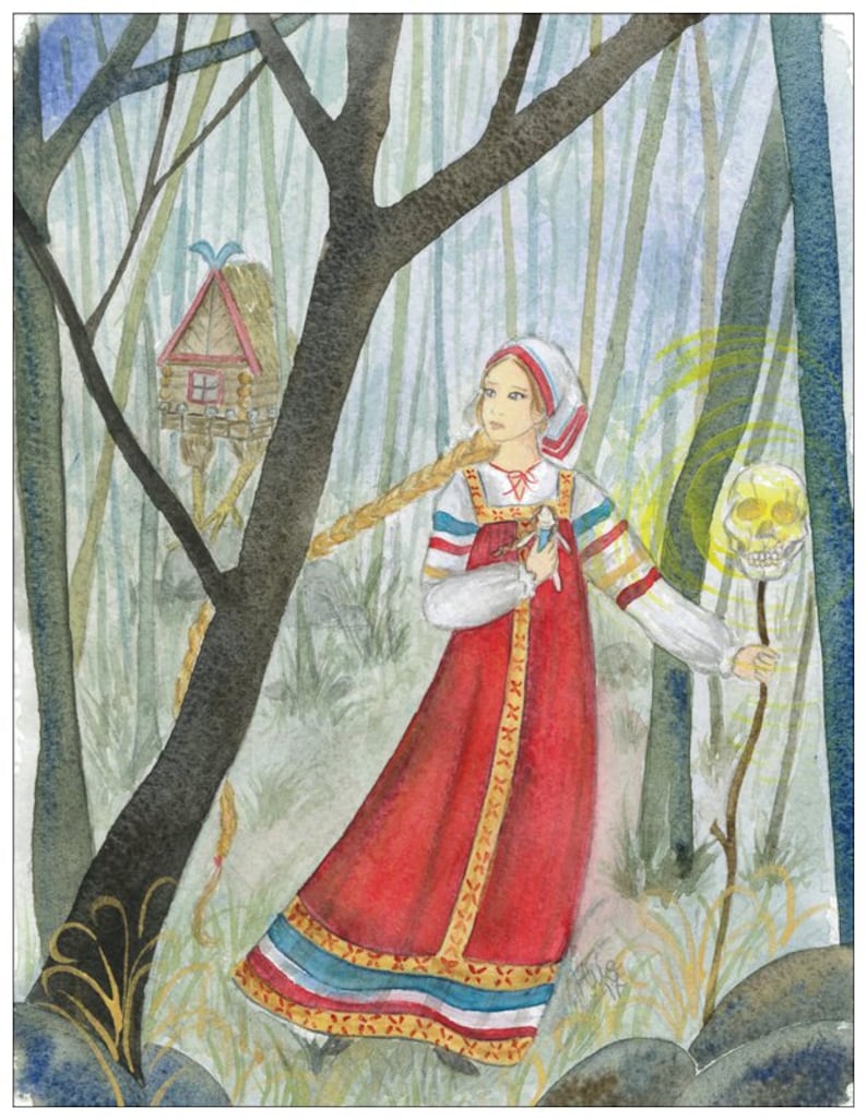Vasilisa the Beautiful a Russian Fairy Tale - Etsy India