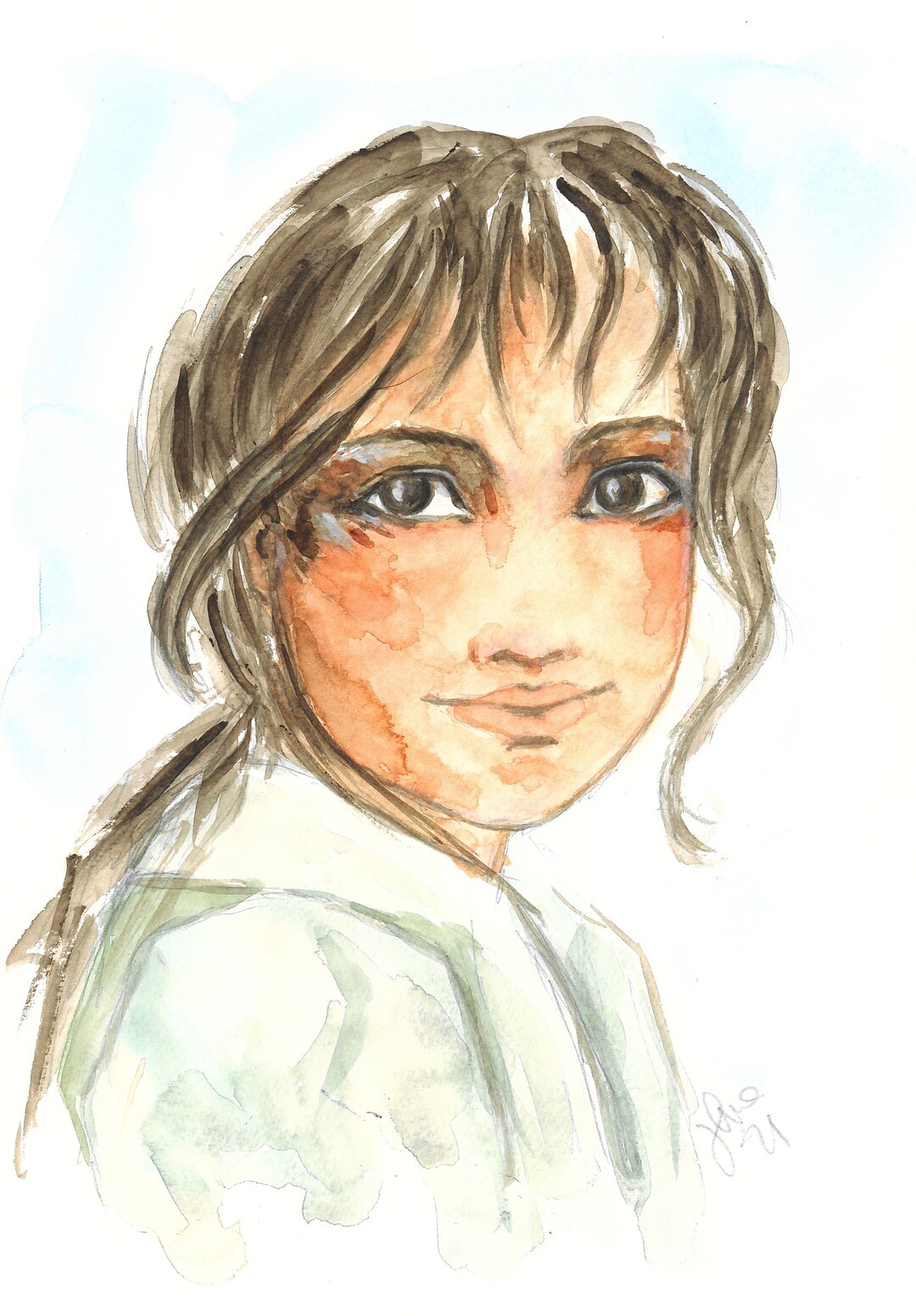 Elizabeth Bennet, Original Watercolour Painting - Etsy