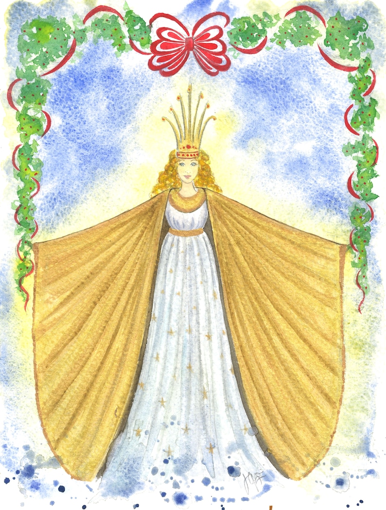 Christkind - Original Watercolour - Etsy