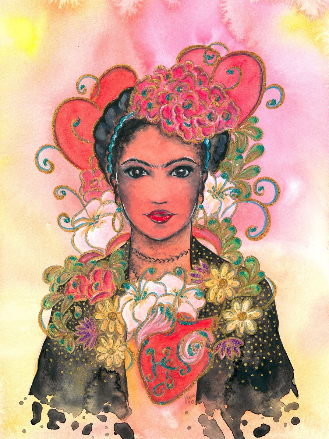 Frida Viva La Vida Postcard - Etsy