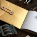 Handmade Mini Notebook: Button & String Envelope Pocket Travel ...