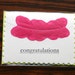 Handmade Congratulations Card (blank Card) Wispy Hot Pink Fuchsia Hearts Flutter Design - Etsy