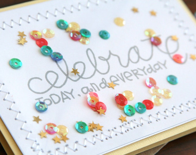 Handmade Congratulations Card Hand Stamped - Etsy