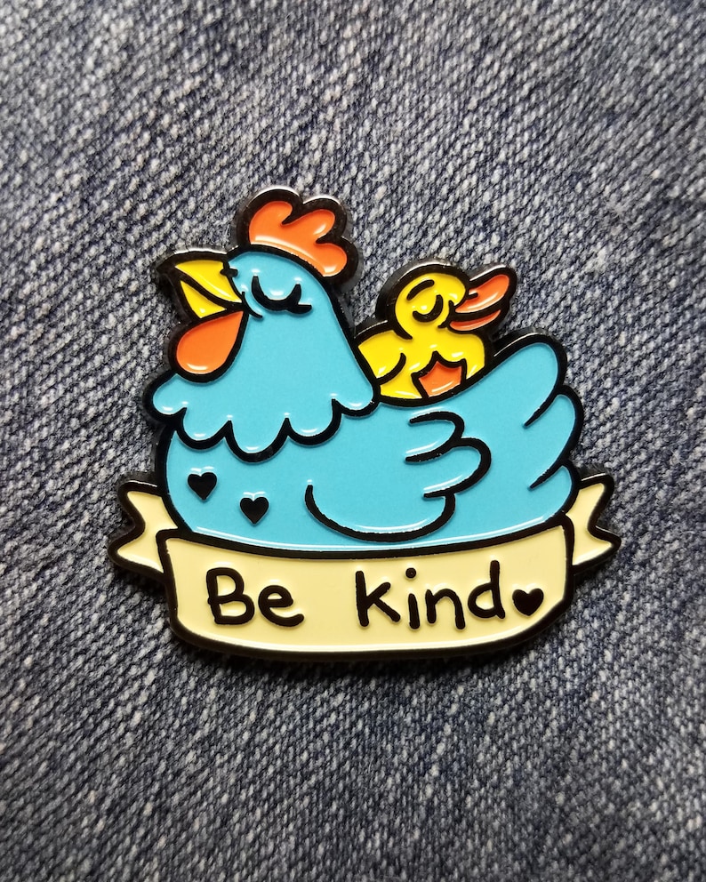 Be Kind GOOD BIRD Charity Pin - Etsy
