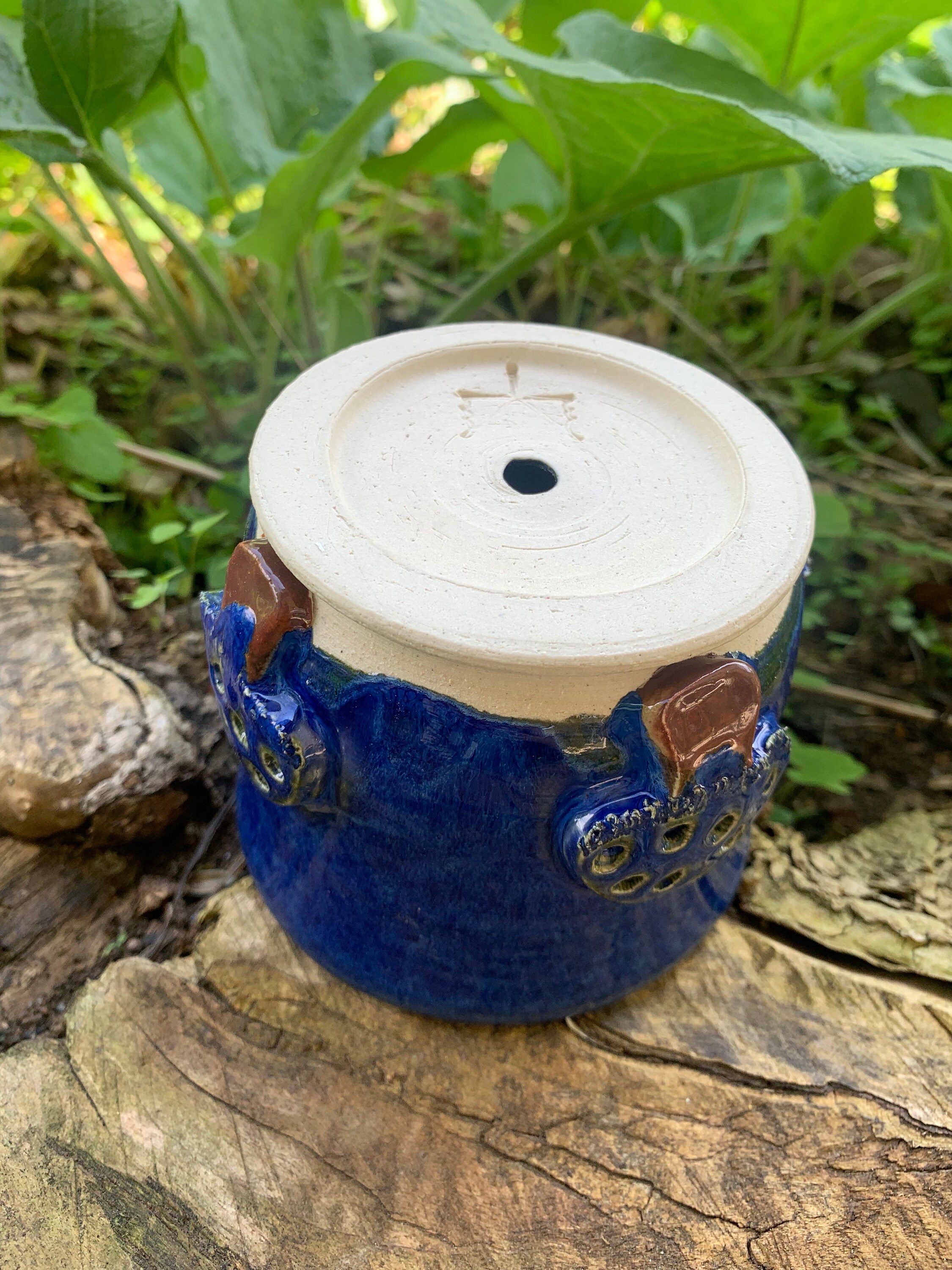 Mushroom Planter Pot Handmade Ceramic, Occult Home, Witch Pottery ...