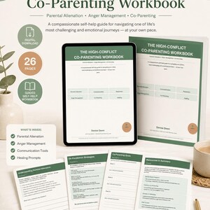 High-conflict Co-parenting Workbook PDF, Parental Alienation Worksheets ...